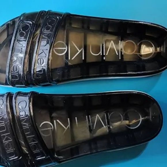 Calvin Klein | Shoes | Calvin Klein Tobi Jelly Sandals 04 | Poshmark